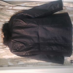 Baccini | Jackets & Coats | Baccini Leather Jacket | Poshmark